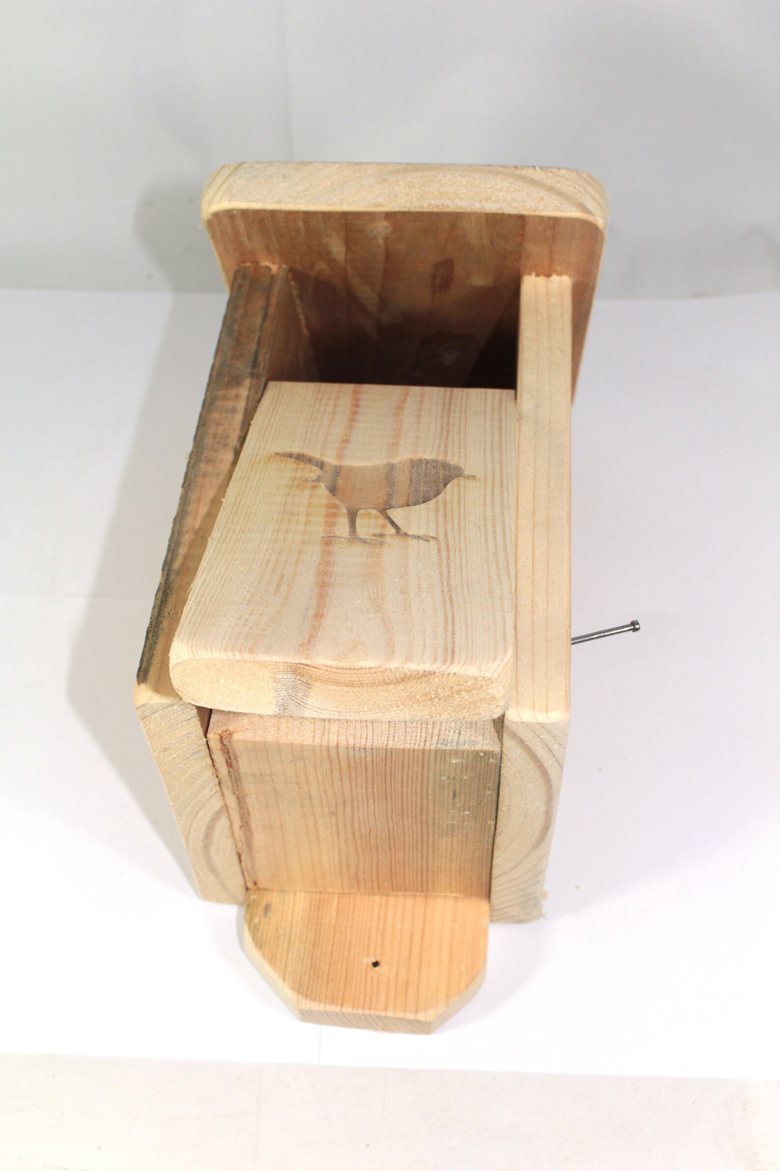 Robin Bird Box Wooden Personalised Handmade From Recycled Wood - Etsy UK