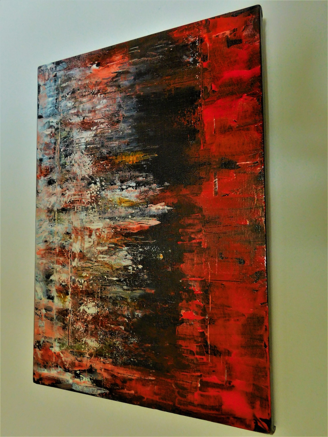 Original Abstract Oil Painting Signed by Nalan Laluk: - Etsy UK