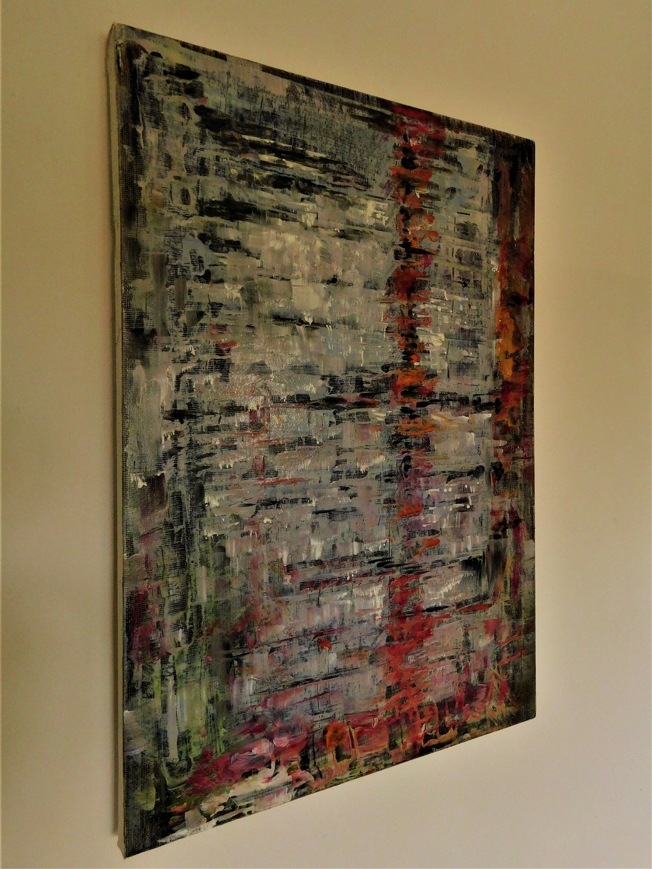 Original Abstract Oil Painting Signed by Nalan Laluk: - Etsy UK