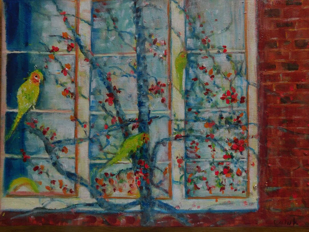 Original Oil and Mixed Media Painting Signed by Nalan Laluk: - Etsy