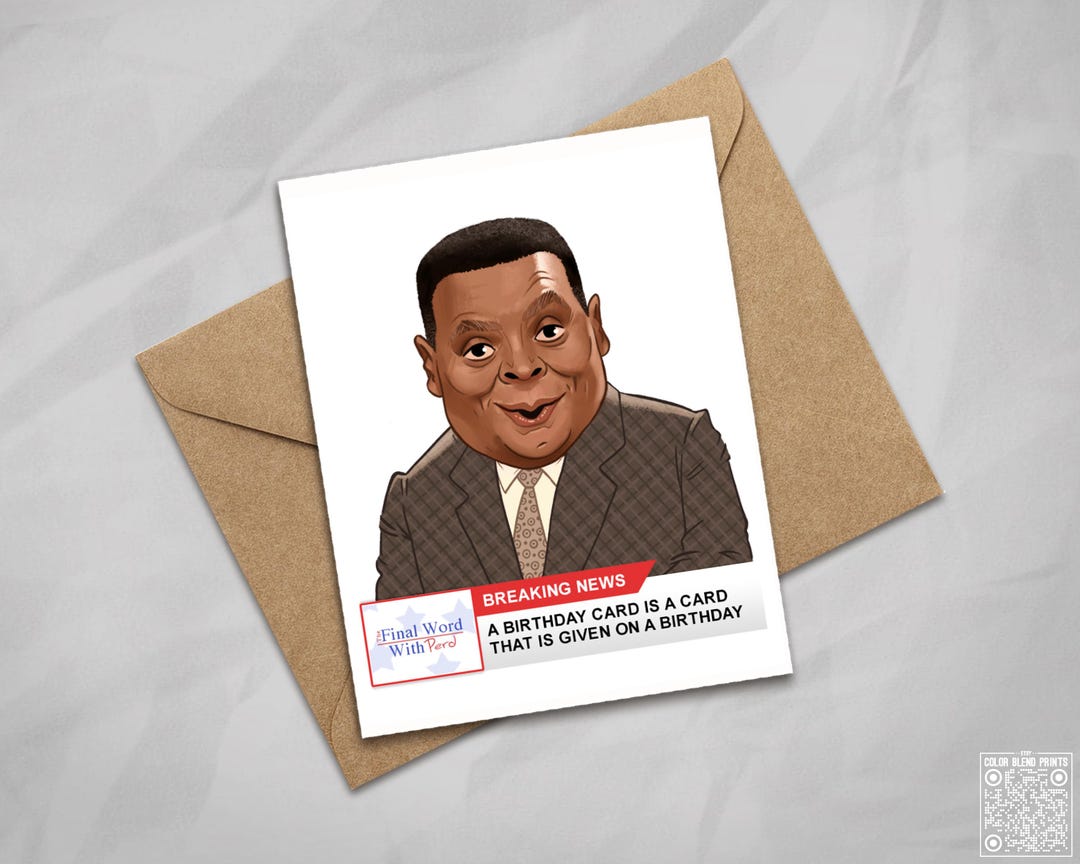 Ya' Heard With PERD, Happy Birthday Card, Parks and Recreation, Blank ...