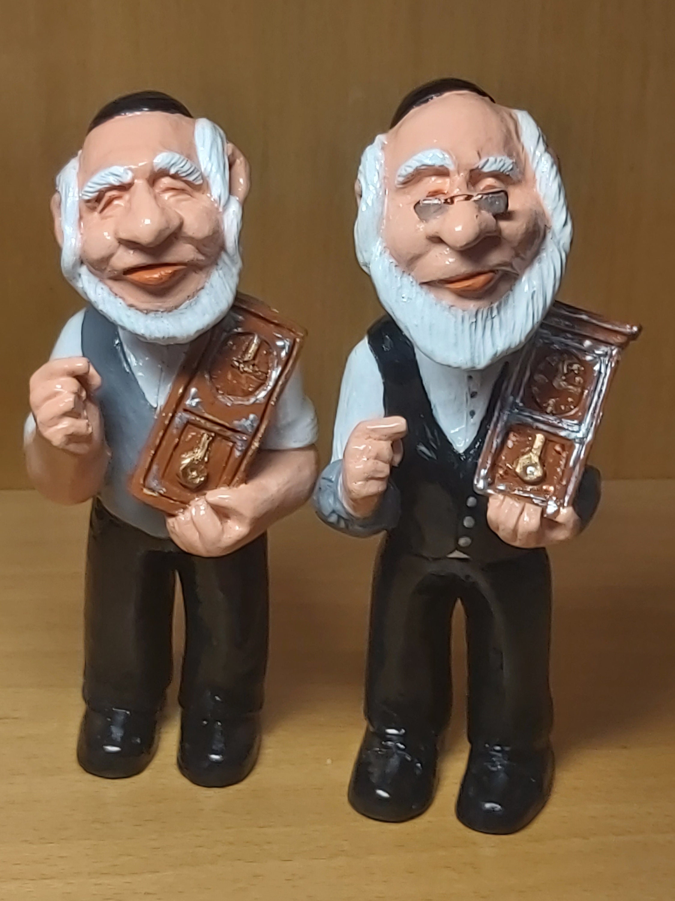Ceramic Figurine "old Watchmaker" - Etsy
