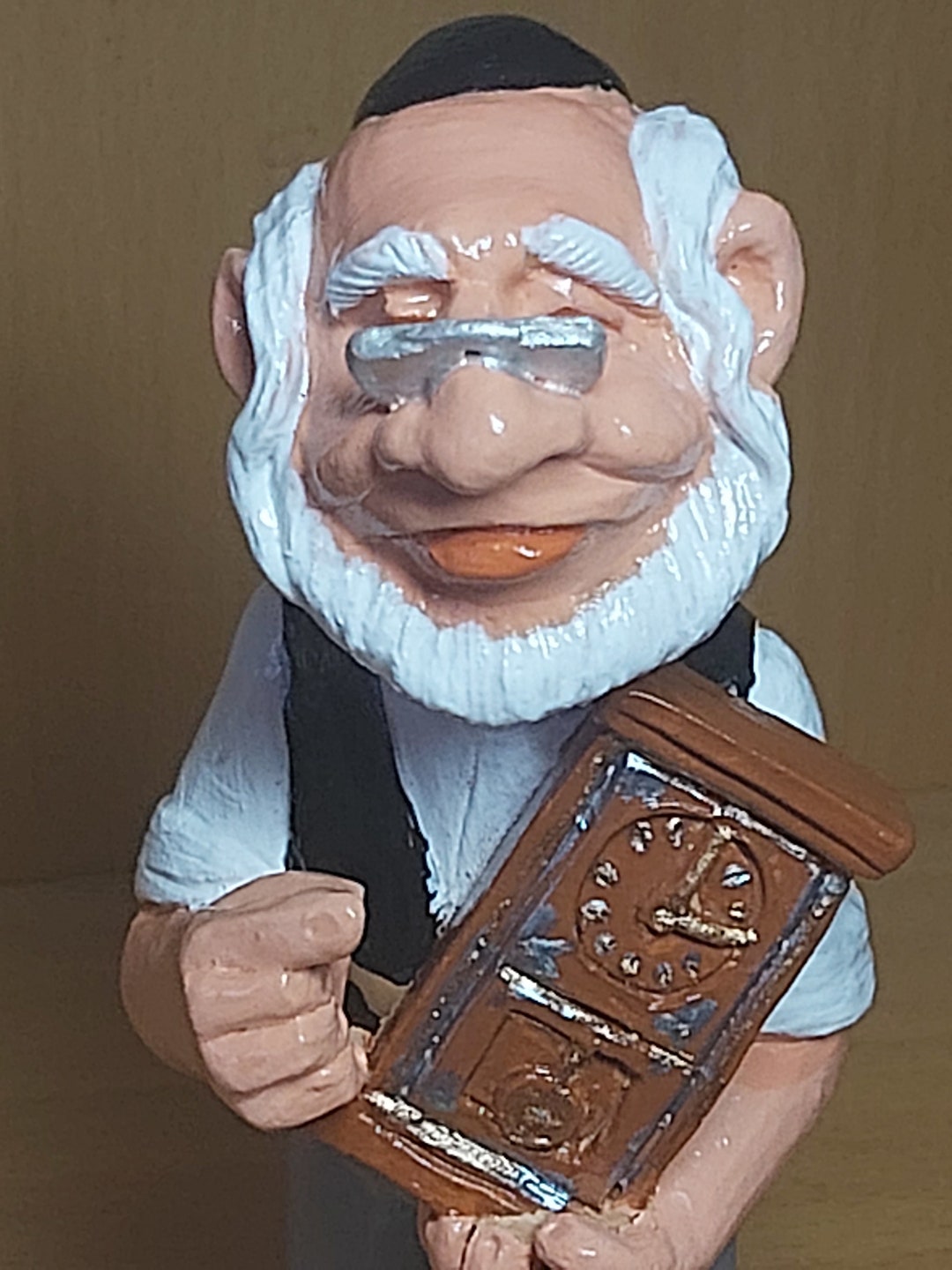 Ceramic Figurine "old Watchmaker" - Etsy