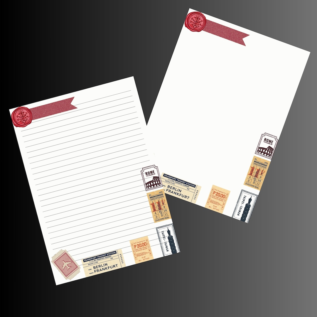 Printable Letter Paper, Letter Writing, Vintage Letter - Etsy