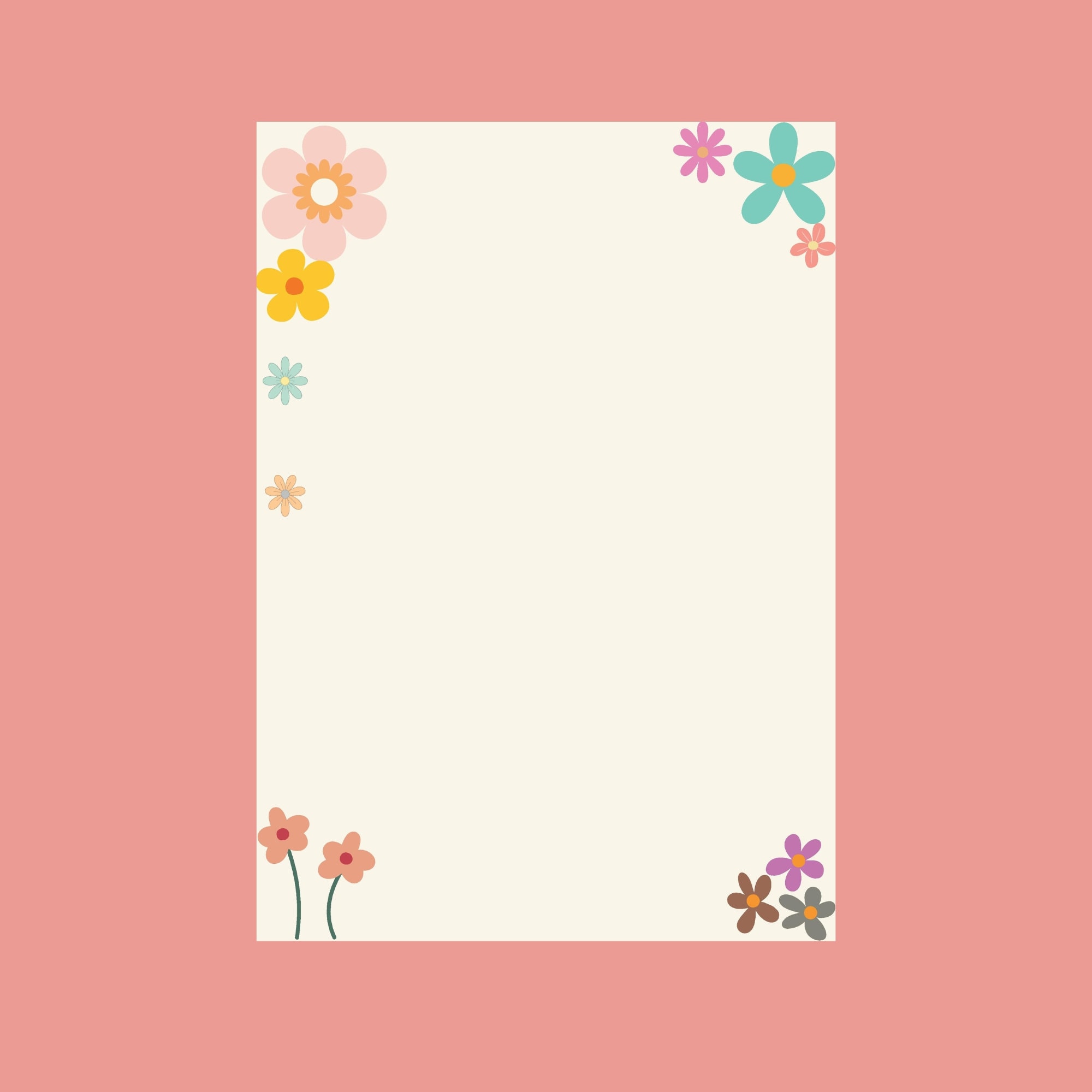 Printable Letter Paper, Letter Writing Paper, Writing Paper for Kids - Etsy