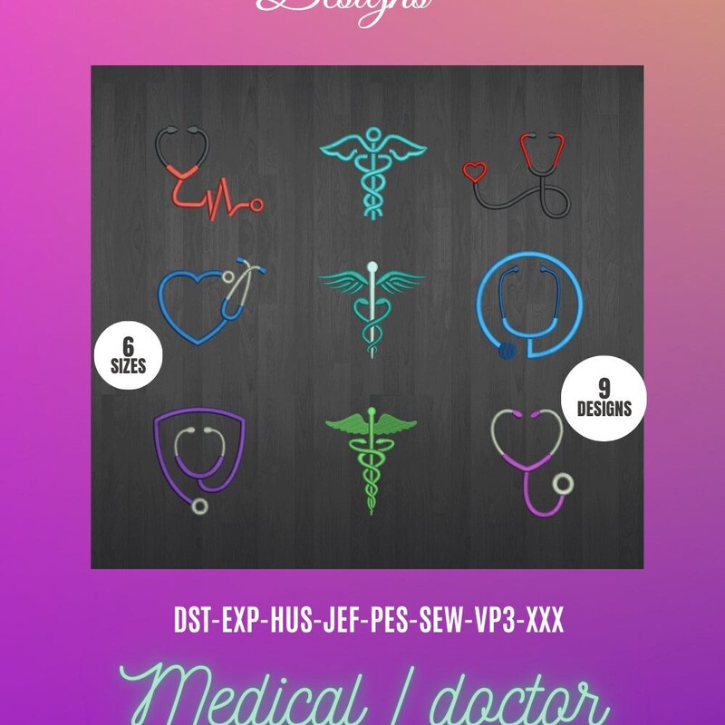 Doctor Embroidery - Etsy