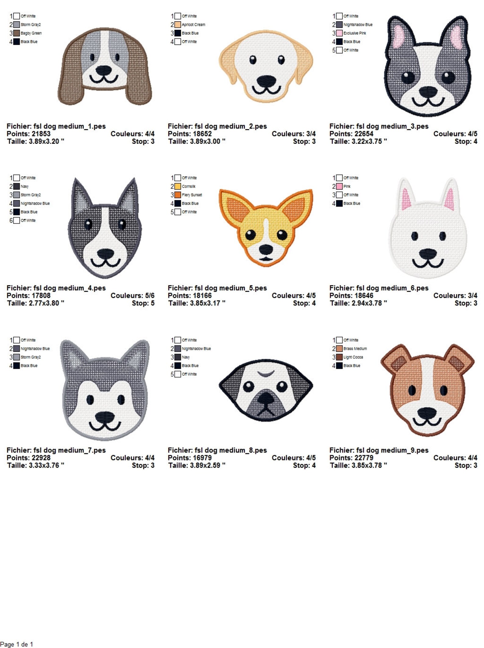 Free Standing Lace FSL Dog /design for Embroidery Machine | Etsy