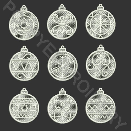 FSL Mini Christmas Ornament Free Standing Lace Machine | Etsy