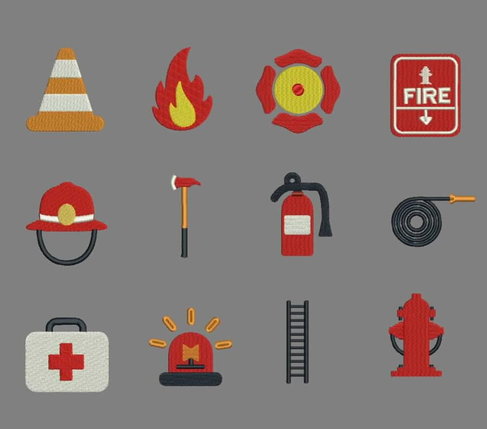 FIREFIGHTER Fireman, Machine Embroidery Designs / INSTANT DOWNLOAD - Etsy