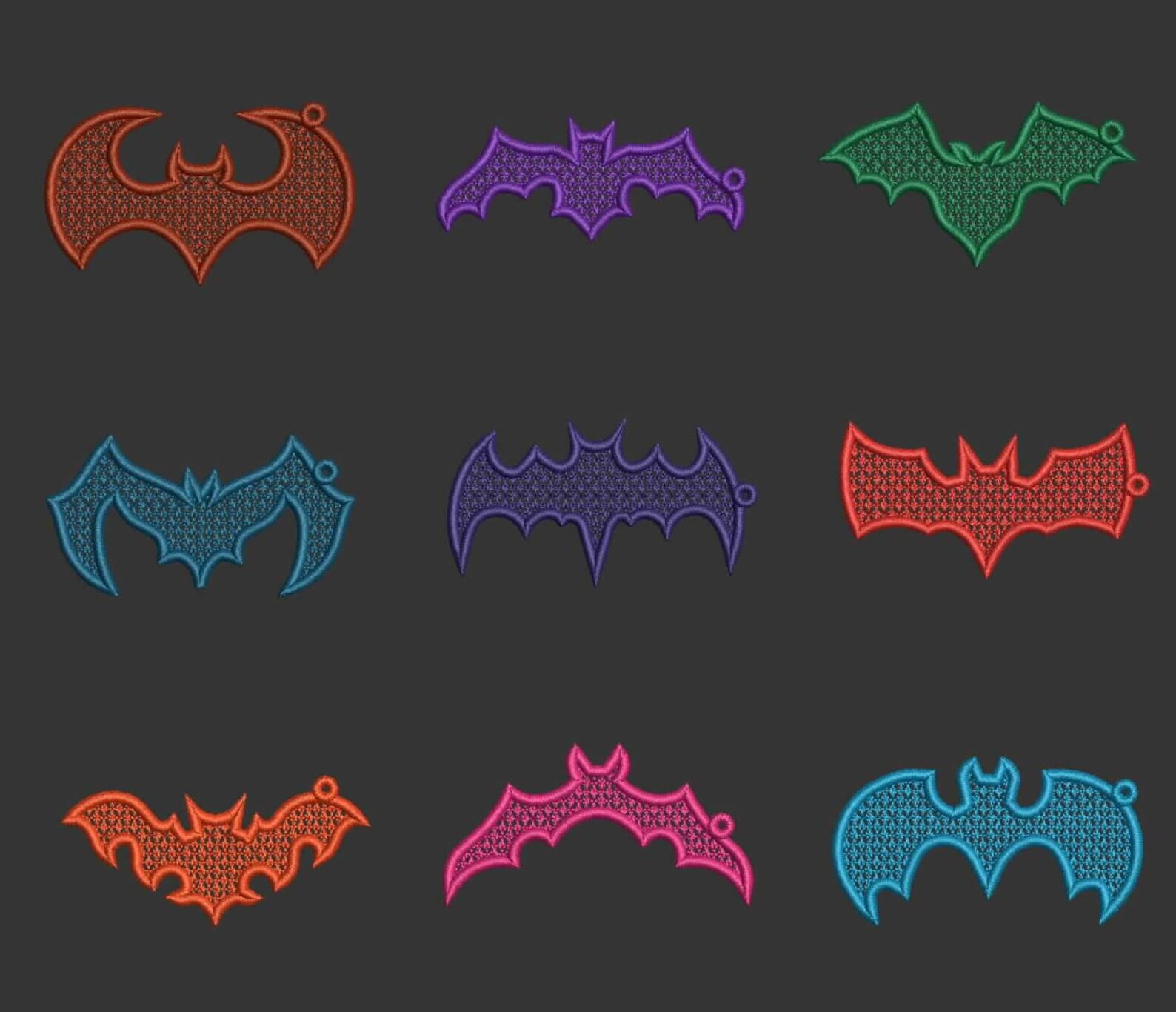 FSL Bat Machine Embroidery Designs (instant Download) - Etsy