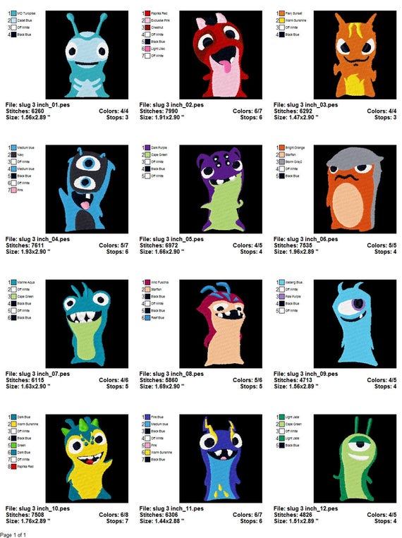 Slugterra Slugs Names List