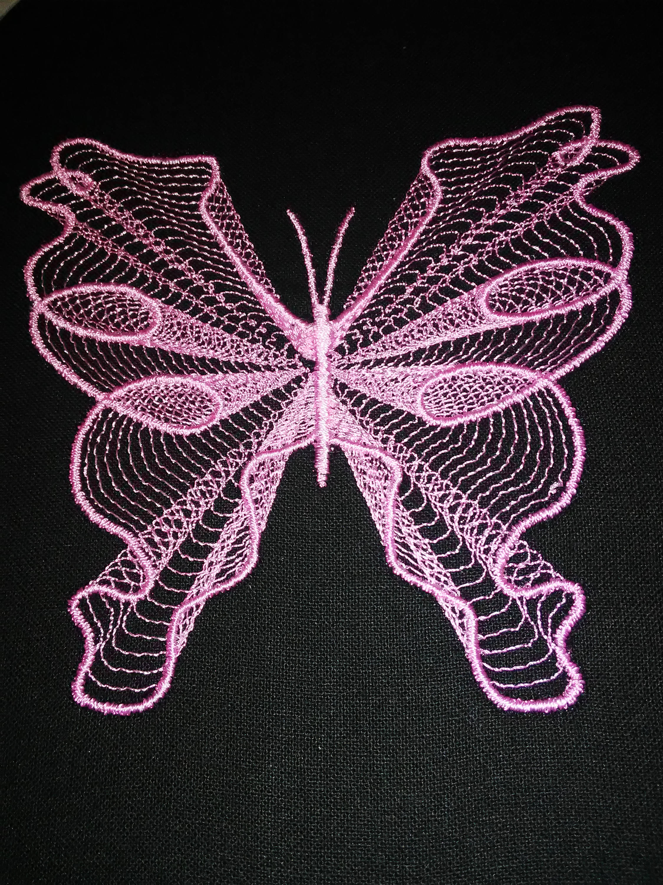 3D Butterfly Lace, Machine Embroidery Designs (instant Download) - Etsy