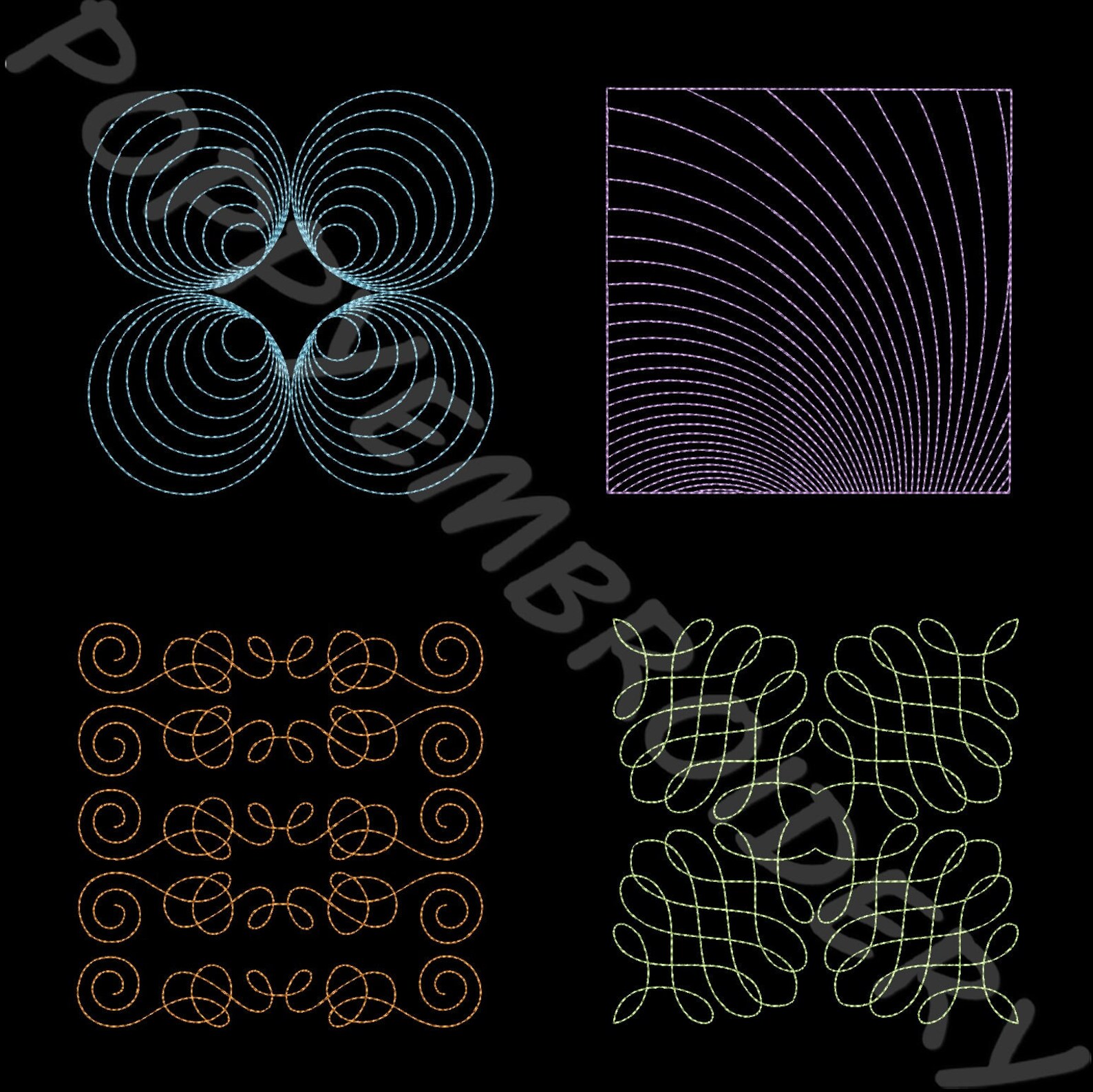 QUILT Block / 32 Patterns Embroidery Machine Designs / Motifs - Etsy