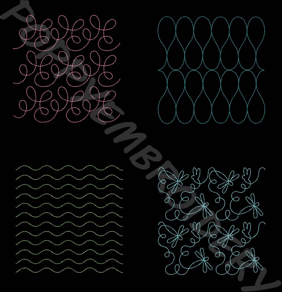 QUILT Block / 32 Patterns Embroidery Machine Designs / Motifs - Etsy