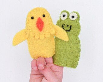 Chicken Finger Puppet - Etsy