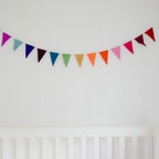 Rainbow Bunting - Etsy