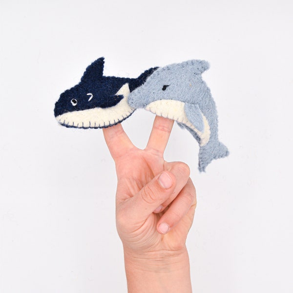 Ocean Finger Puppets - Etsy