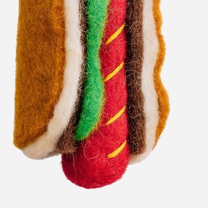 Hot Dog Ornament / Food Ornament / Christmas Tree Ornament / Christmas ...