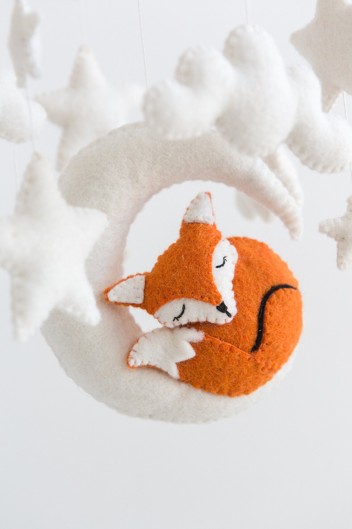 Fox Mobile / Woodland Mobile / Sleeping Fox Mobile / Fox and - Etsy