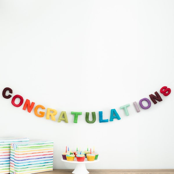 Congratulations Banner - Etsy