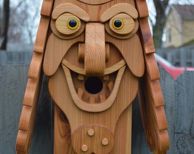Intricate Huge Old Hag Sea Wench Cedar Birdhouse Witch - Etsy