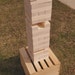 Giant Tippy Tower Yard Game With Solid Wood Crate, Outdoor Game With ...
