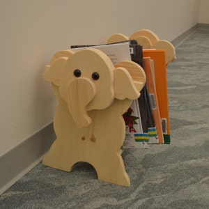 Stackable Elephant Bookshelf, Kids Furniture, Kid's Bookshelf, Dumbo ...