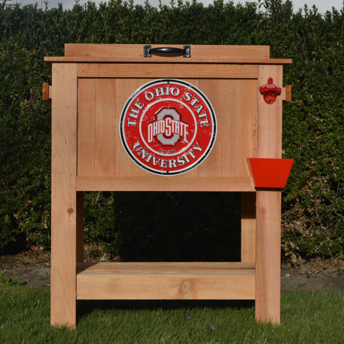 SPECIAL EDITION Ohio State Rustic Ice Chest Cooler Stand - Etsy