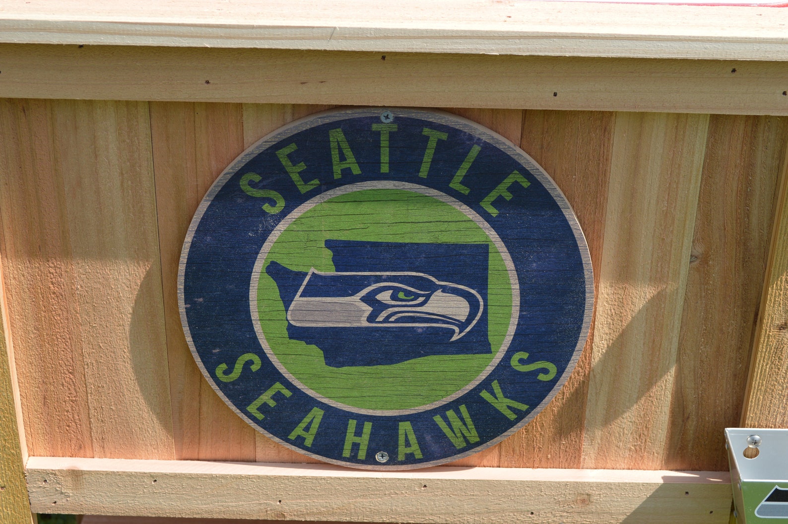 Seattle Seahawks Rustic Ice Chest Cooler Stand With Brass - Etsy