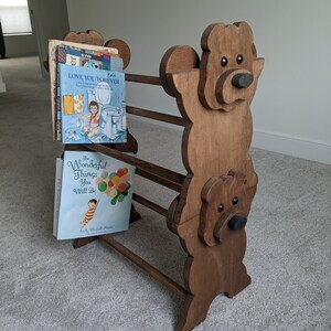 Stackable Bear Bookshelf, Kids Furniture, Kid's Bookshelf, Winnie the Pooh, Kid's Bookcase ...