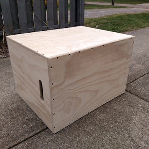 24 X 20 X 16 Box, Super Sturdy Crossfit Box With Bracing, WOD Box, Plyo ...