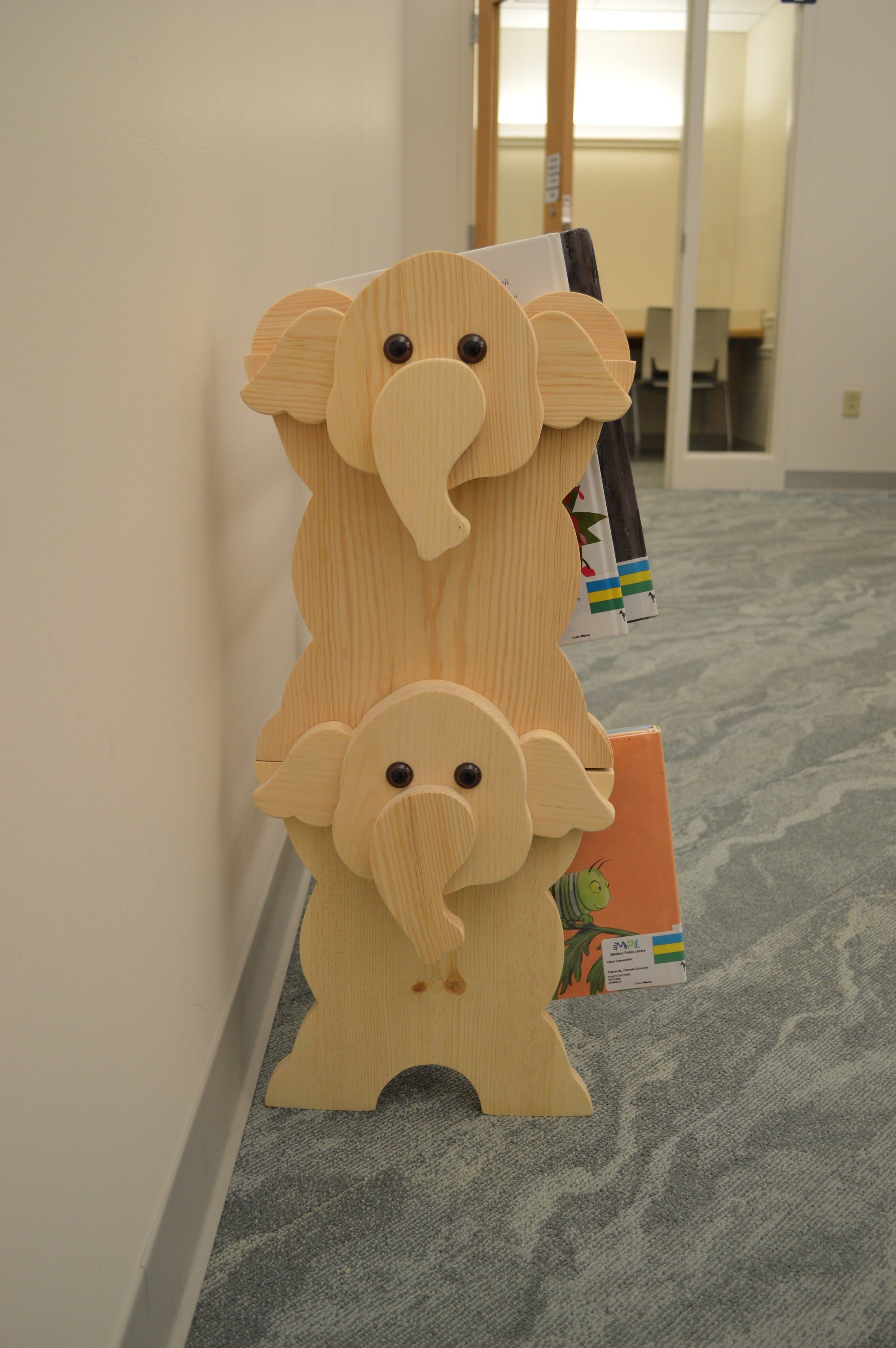 Stackable Elephant Bookshelf Kids Furniture Kid's - Etsy