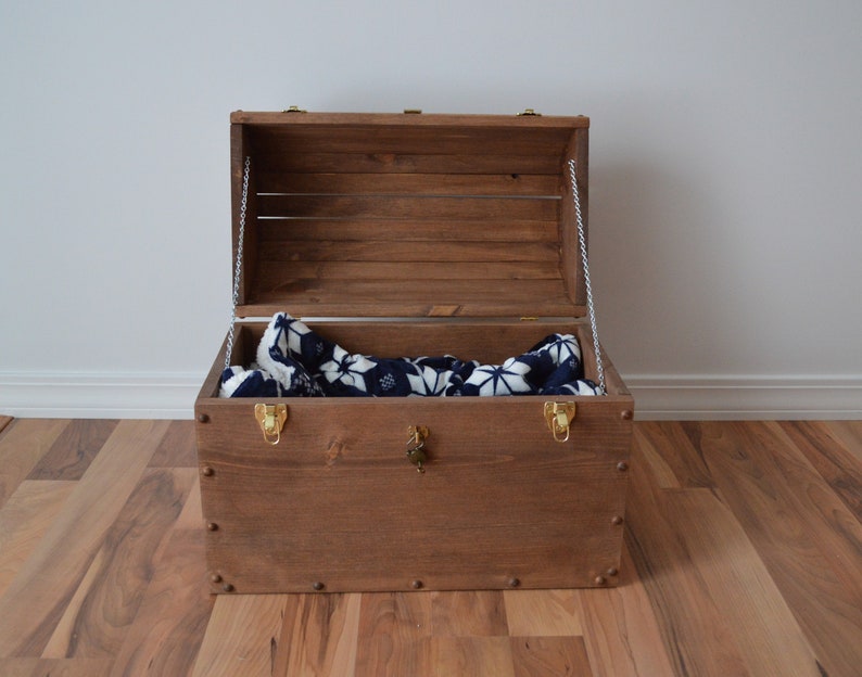 Large Hope Chest Primitive Chest Rustic Trunk Wooden Trunk - Etsy