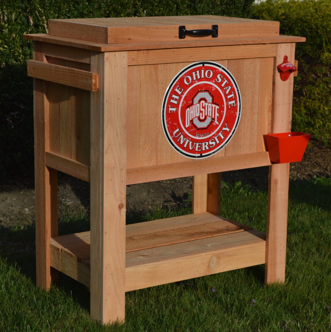 SPECIAL EDITION Ohio State Rustic Ice Chest Cooler Stand - Etsy
