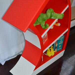 50" Whimsical Bookcase, Nursery Bookcase, Whimsical Furniture, Unique ...