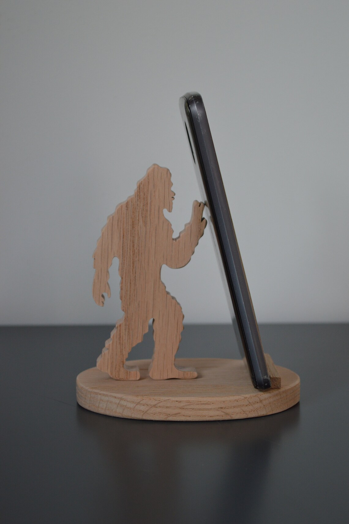 Bigfoot Cell Phone Stand Sasquatch Cell Phone Holder Solid - Etsy