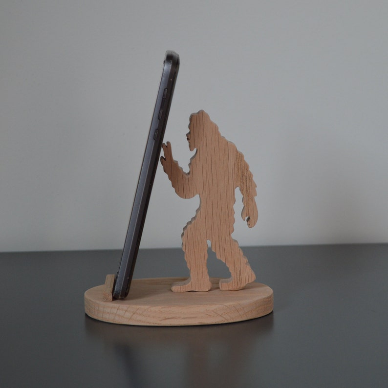 Bigfoot Cell Phone Stand Sasquatch Cell Phone Holder Solid - Etsy Norway