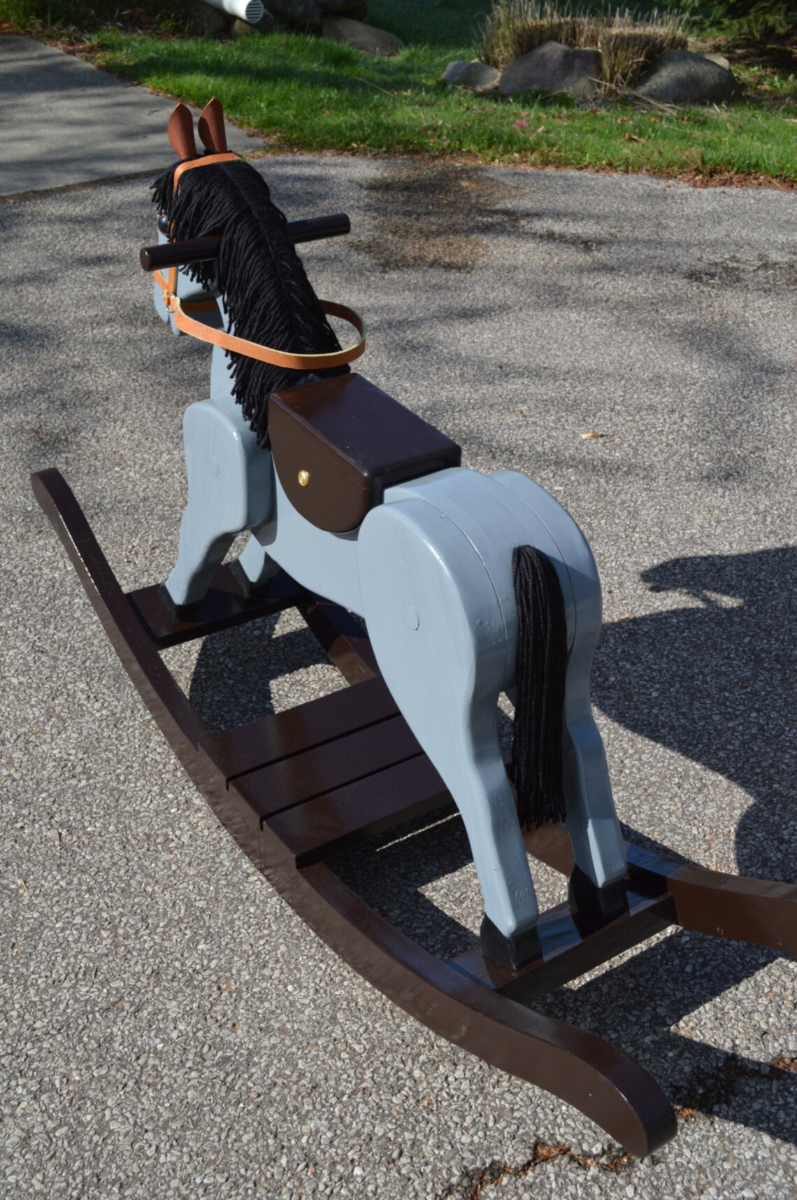 Large Merrilegs Wooden Rocking Horse Large Rocking Horse - Etsy