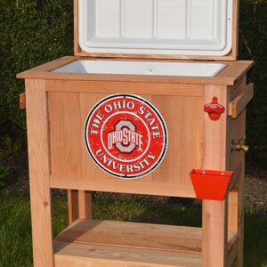 SPECIAL EDITION Ohio State Rustic Ice Chest Cooler Stand - Etsy