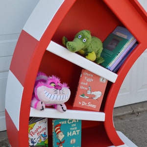 50" Whimsical Bookcase, Nursery Bookcase, Whimsical Furniture, Unique ...