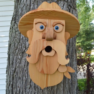 Large Cedar Cowboy Birdhouse Cedar Birdhouse Western Decor - Etsy