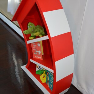 50" Whimsical Bookcase, Nursery Bookcase, Whimsical Furniture, Unique ...