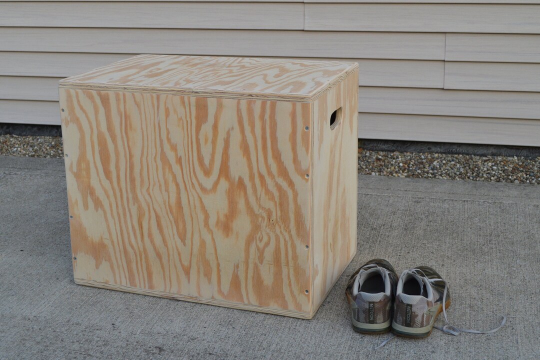 24 X 20 X 16 Box, Super Sturdy Crossfit Box With Bracing, WOD Box, Plyo ...