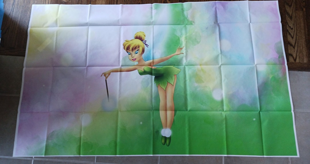 Disney Tinkerbell Theme Party Backdrop 60 X 36 New - Etsy