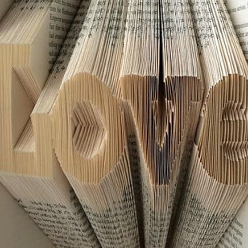 Beginners Book Folding Pattern for a Heart FREE TUTORIAL - Etsy