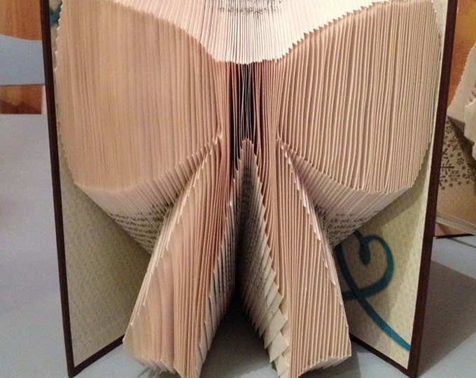 Bow Folded Book Art **pattern** Instant Download PDF Book Folding Book ...