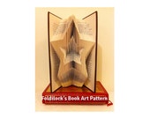 Star Folded Book Art pattern Pdf. Book Folding Book - Etsy