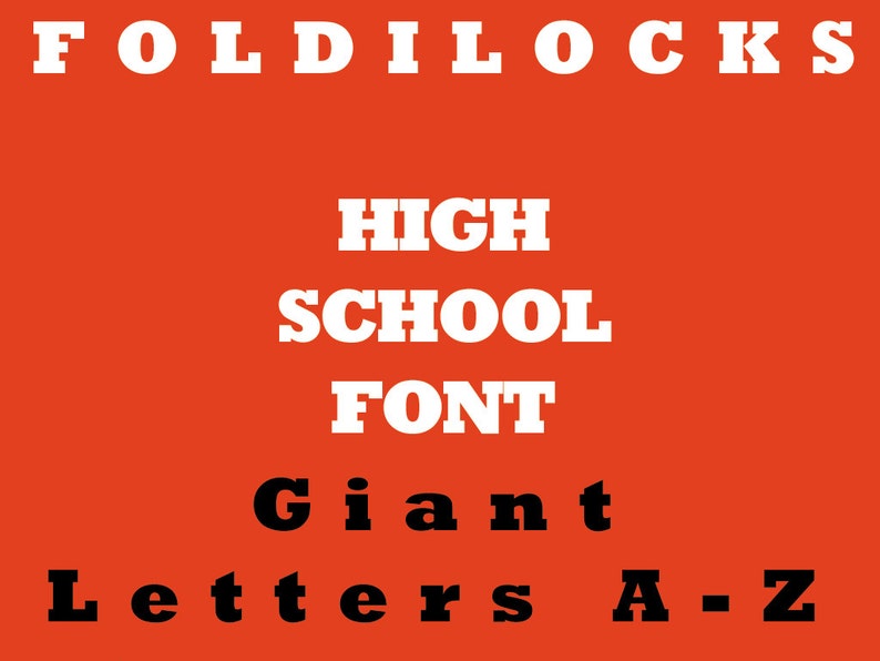 Pattern for Large Letters High School Font any word name or | Etsy