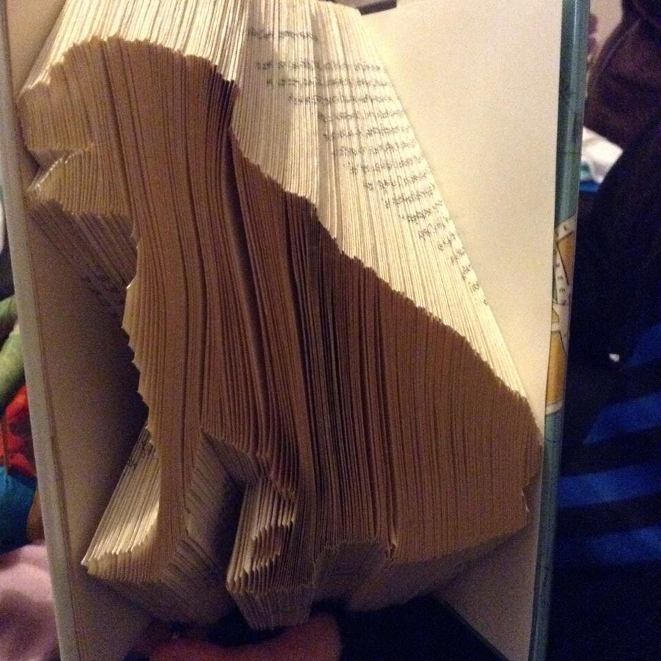 Dog Folded Book Art pattern Instant Download PDF Present | Etsy