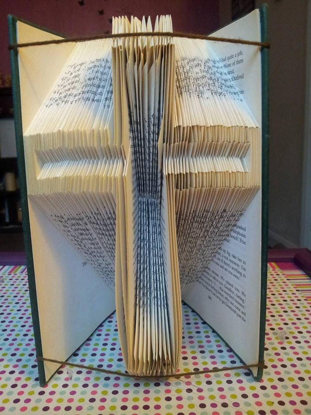 Cross Crucifix Folded Book Art **pattern** Easter PDF Craft Handmade - Etsy